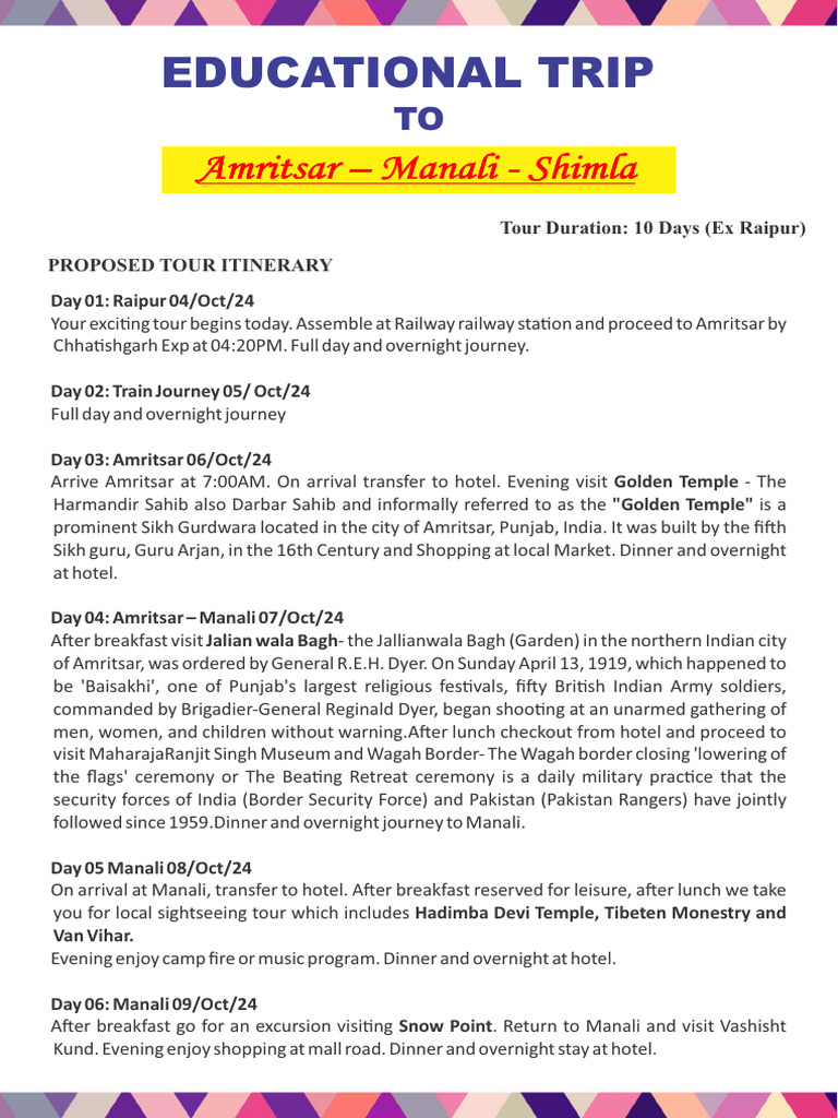 FINAL - Manali_Shimla | PDF | Punjab | Indian Religions