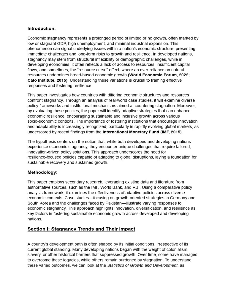 Term paper | PDF | Economic Growth | Poverty