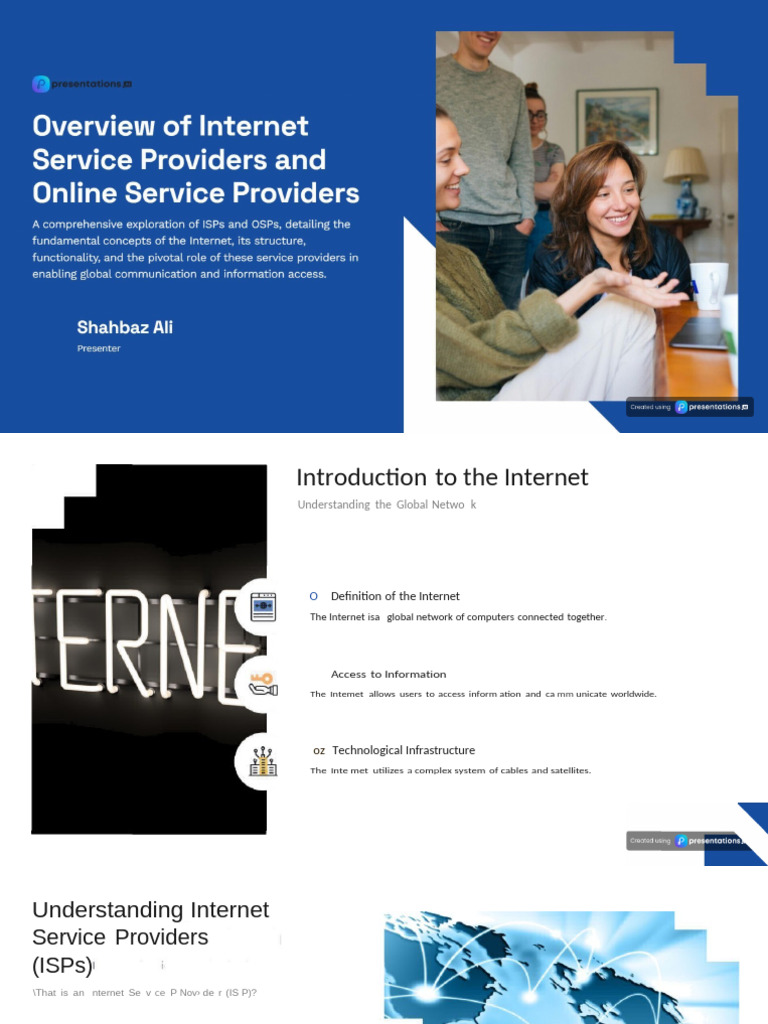 Internet Service Providers and Online Service Providers | PDF ...