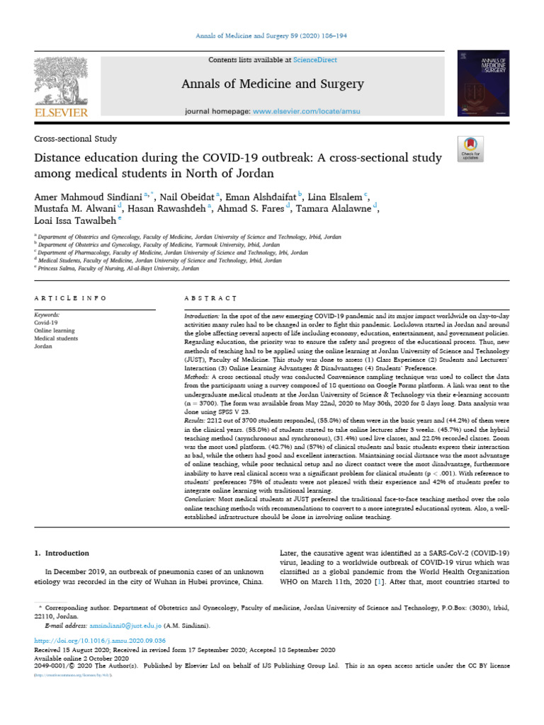 Distance Education During The Covid 19 Outbreak A.42 | PDF ...