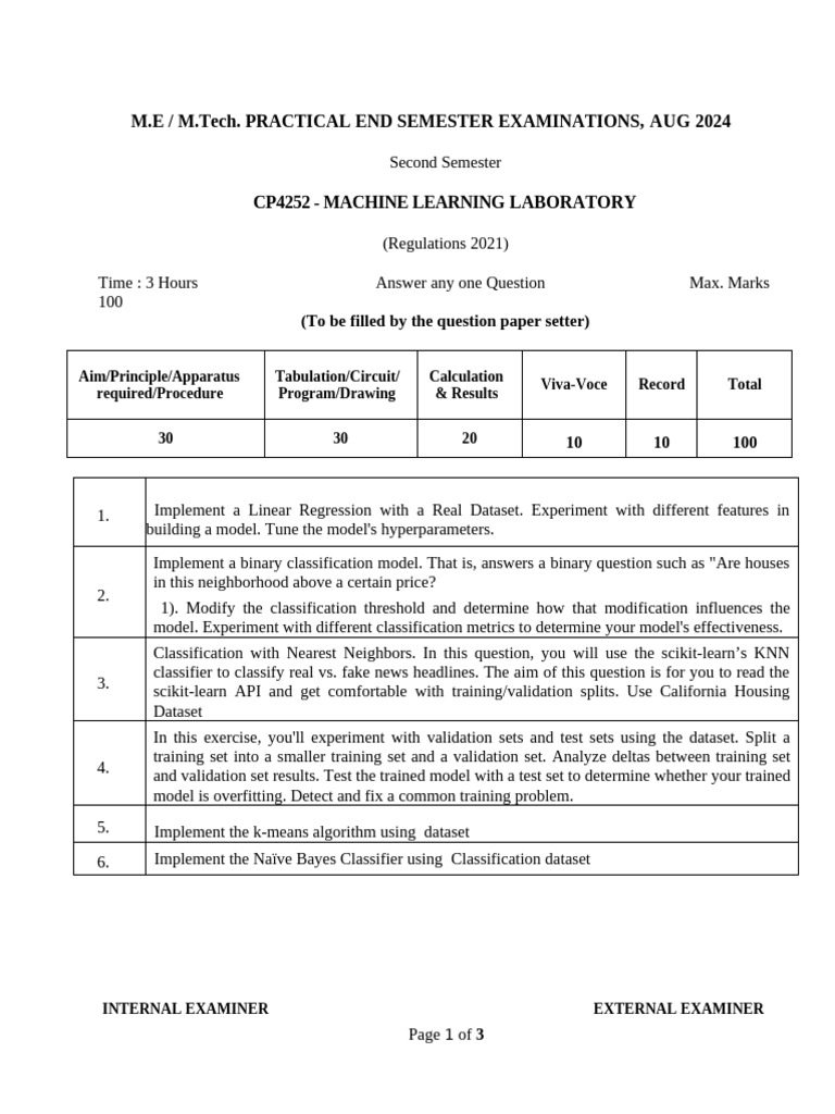 Cp4252 - Machine Learning | PDF