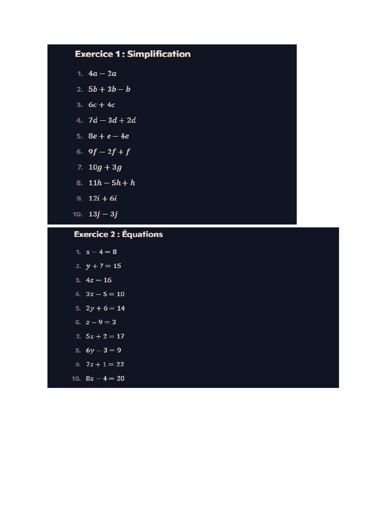 Devoir 5 Eme Maths | PDF
