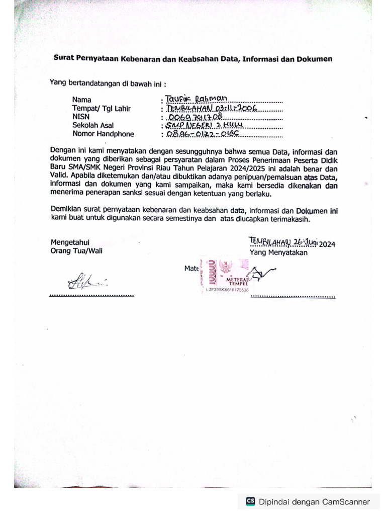 Keabsahan Dokumen Aman | PDF