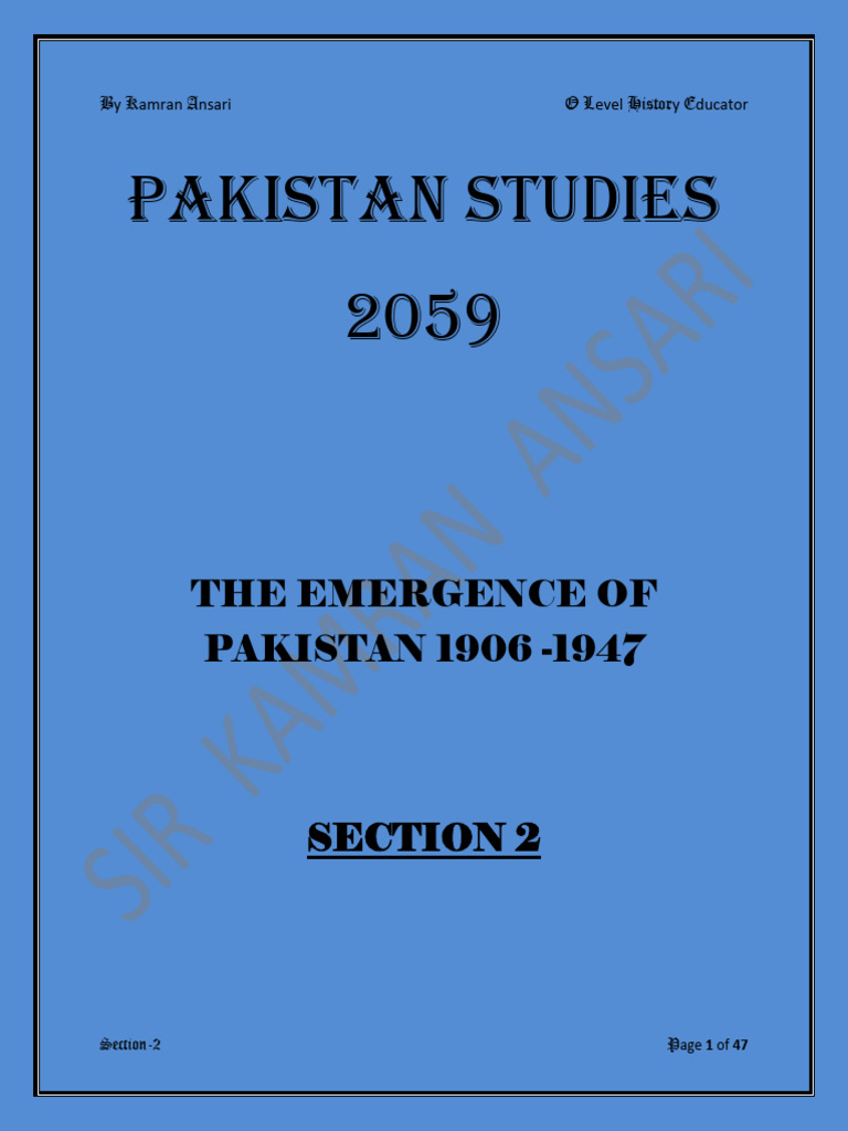 Section- 2 History (2059) | PDF | British Raj | Partition Of India