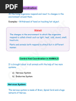 NCERT Books For Class 10 Science Chapter 7 Control and Coordination ...