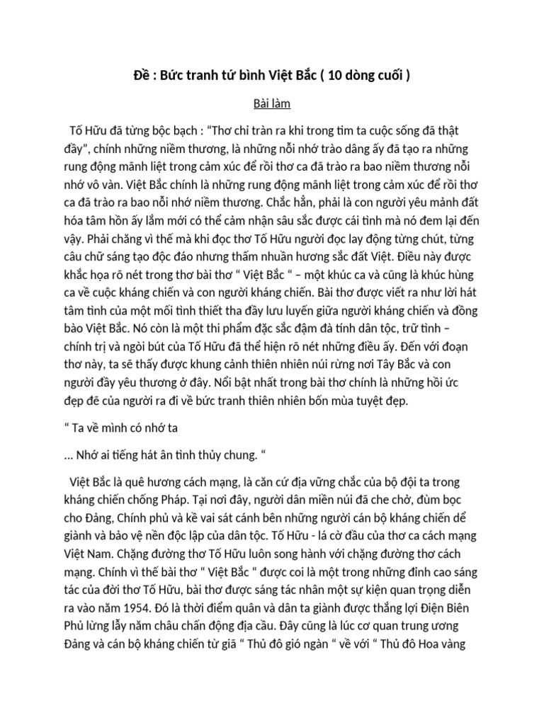 B C Tranh T Bình | PDF