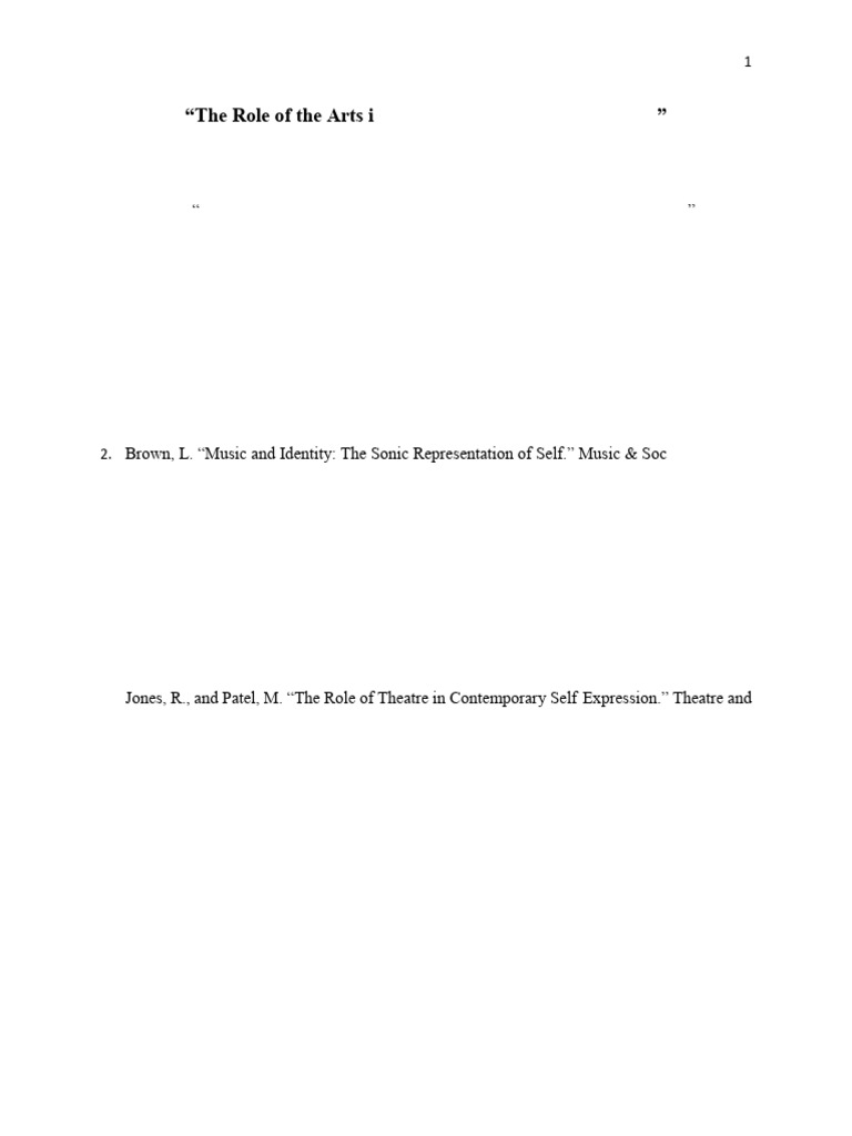 Arts Shaping Modern Identity Explained | PDF | Identity (Social Science ...