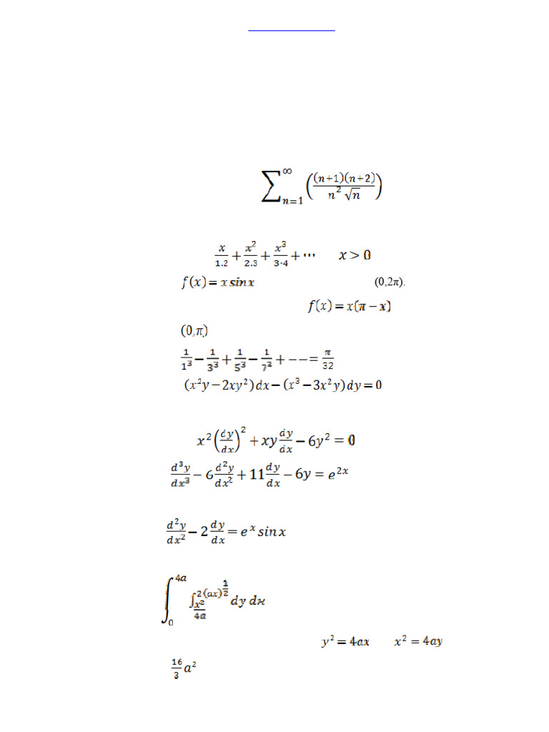 Math III 2021 Kuk 3rd Sem Cse | PDF
