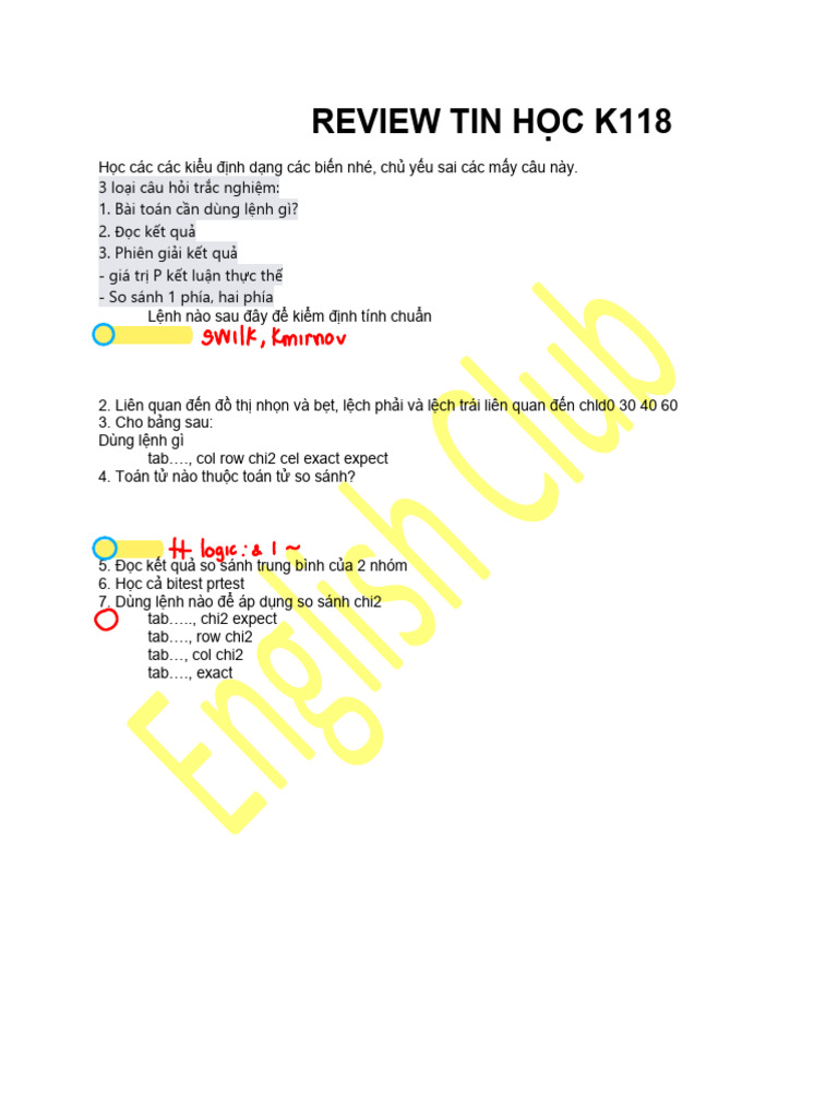# REVIEW-TIN-HỌC-K118 | PDF