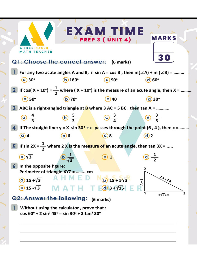 Exercises On Unit 4 Pdf