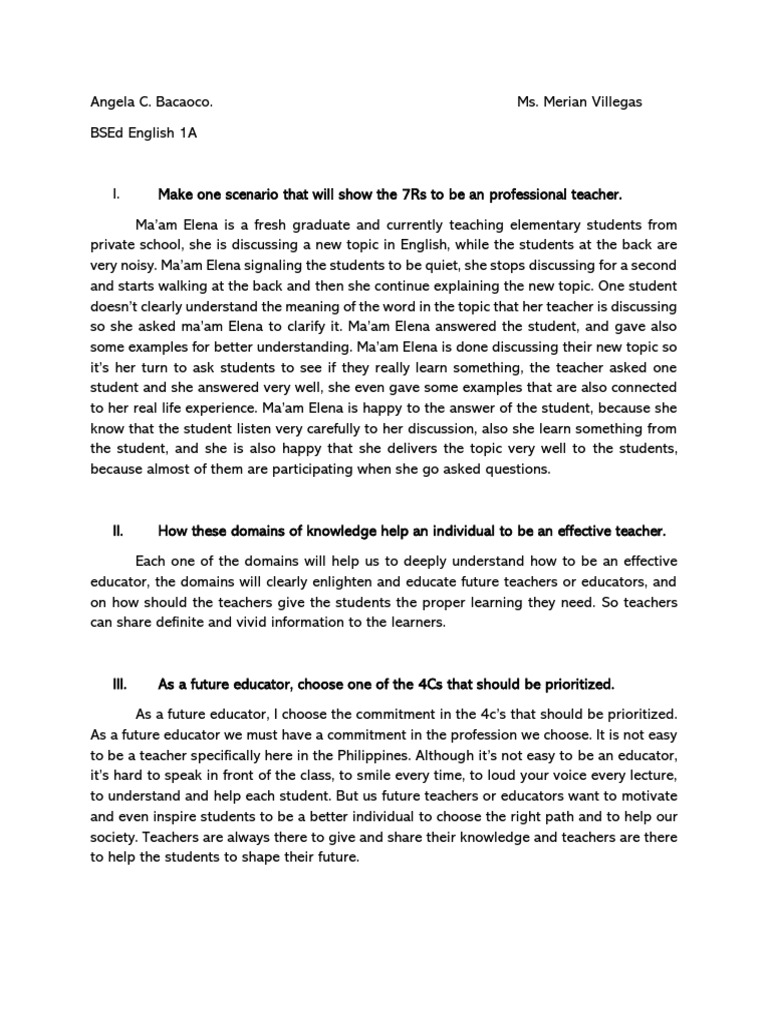 I Am Sharing 'EDUC 55 ACTIVITY' With You | PDF | Teachers | Learning