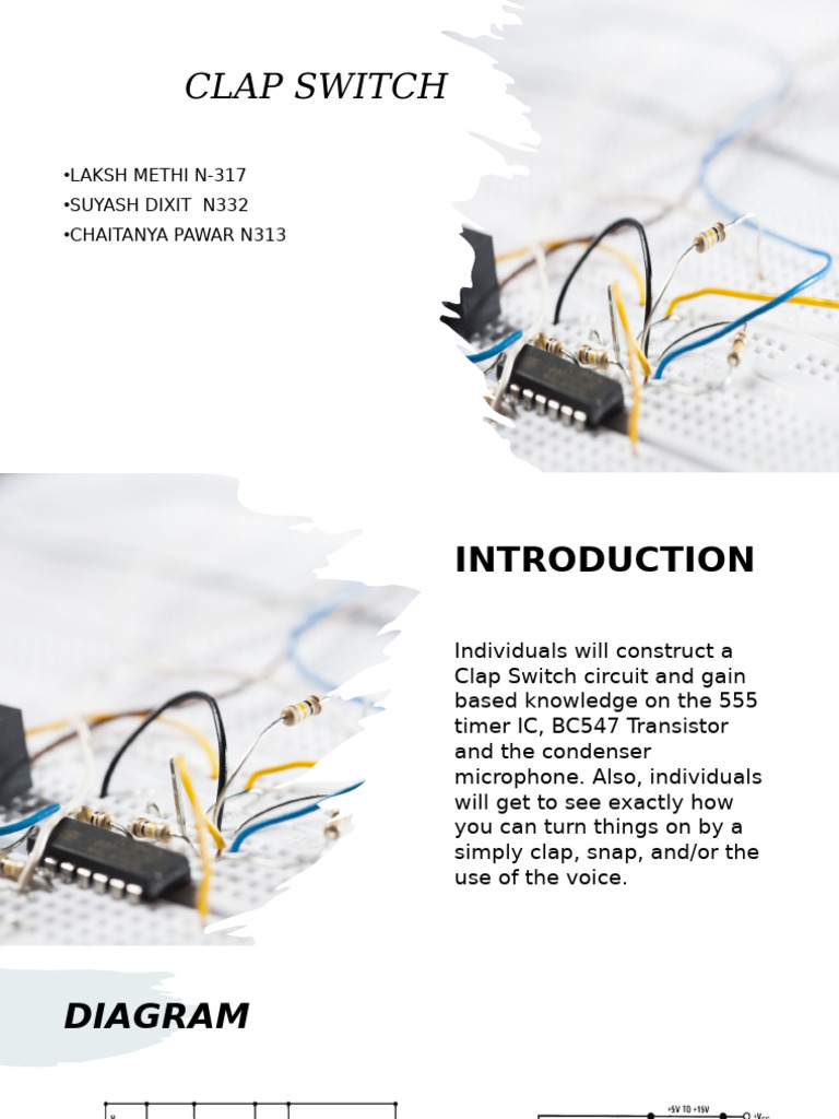 Clap Switch Circuit | PDF | Computer Engineering | Electrical Engineering