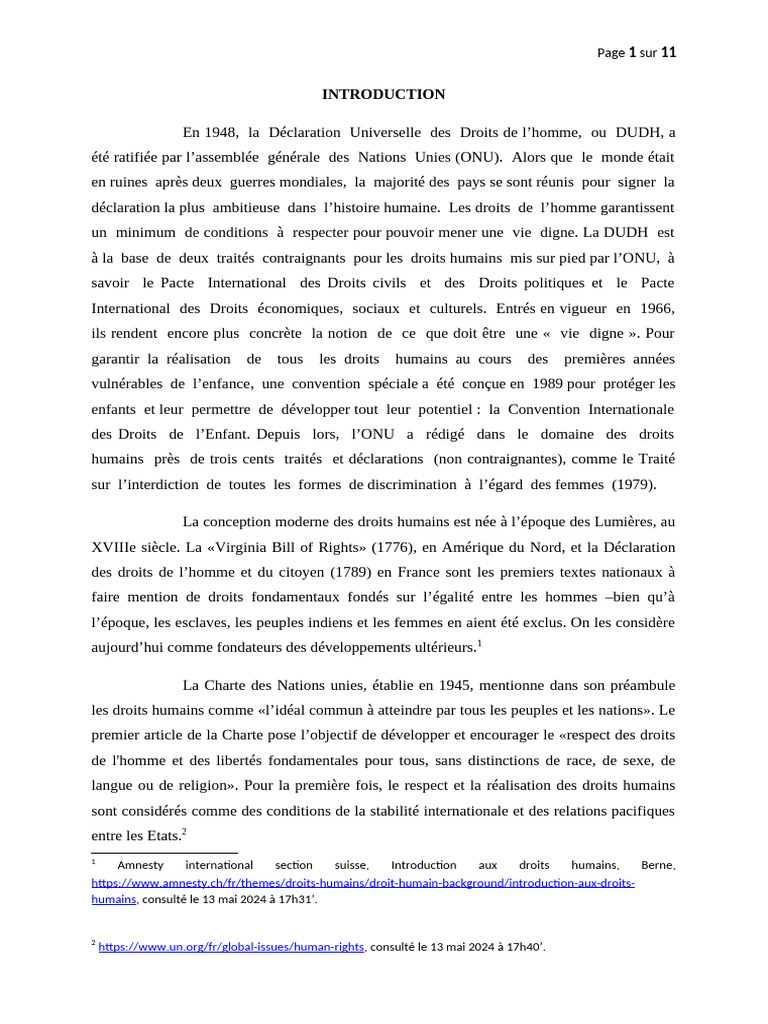 Approche basée sur les droits humains | PDF | Droits de l'homme ...