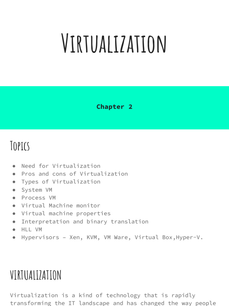 Virtualization CH 2pdf 2024 08 20 08 51 32 | PDF | Virtual Machine ...