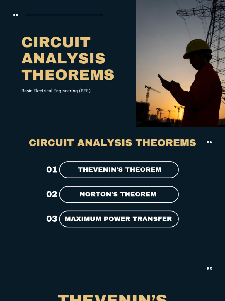 Network Analysis Theorems | PDF | Electrical Network | Electrical ...