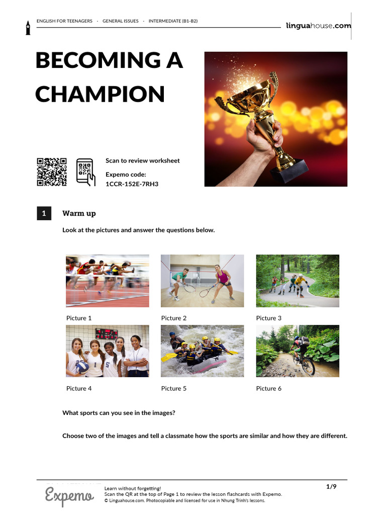 becoming-a-champion-british-english-student | PDF | Adjective | Verb