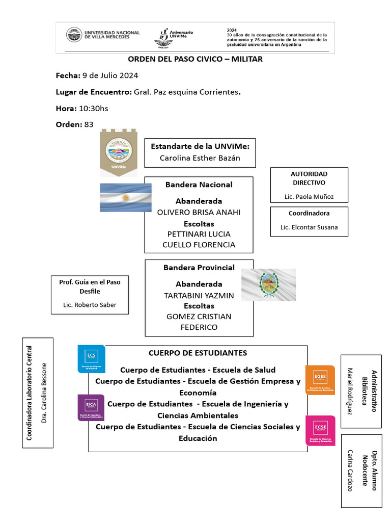 Orden Del Paso Civico | PDF