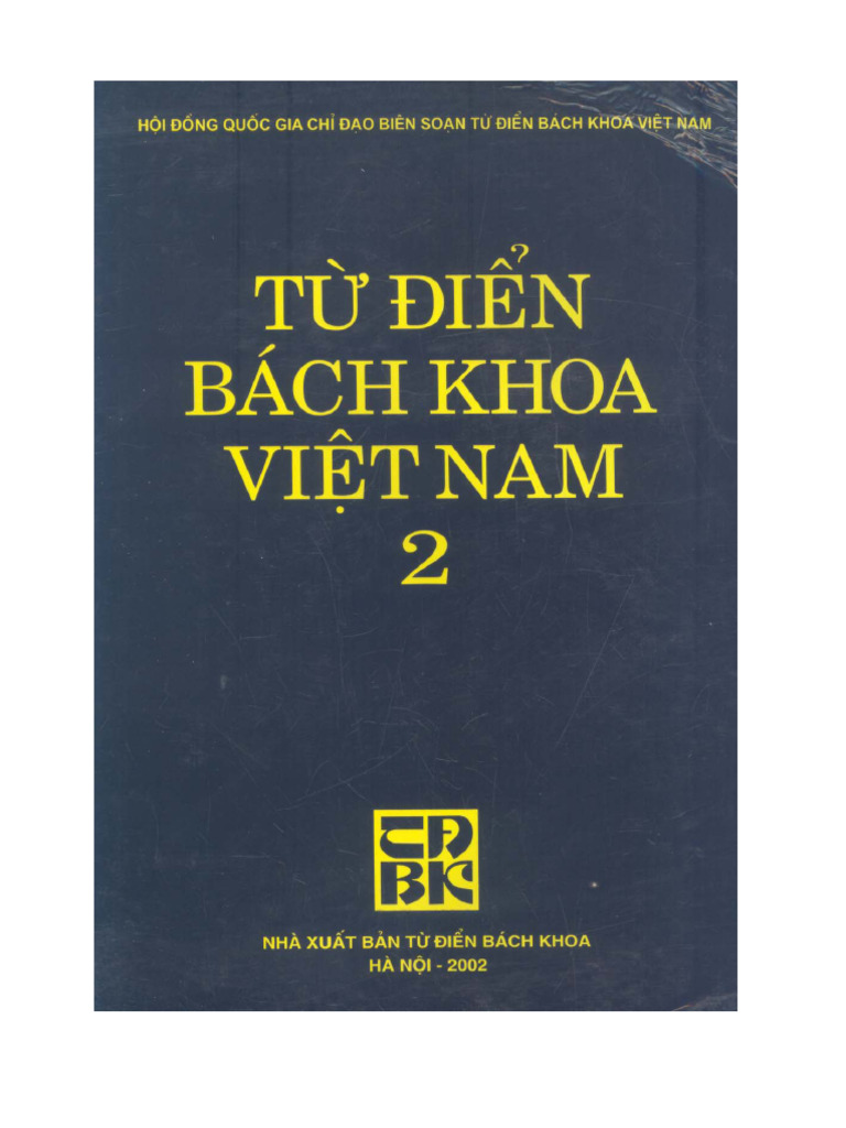 Tu Dien Bach Khoa Viet Nam 2 | PDF