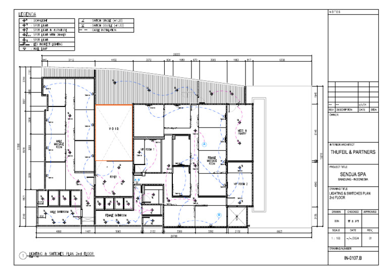 IN-0107.B LIGHTING & SWITCHES PLAN 2nd FLOOR | PDF