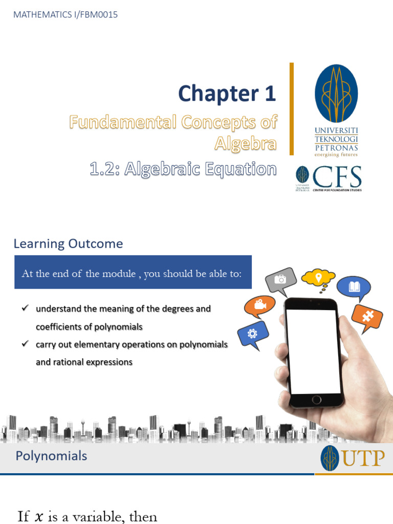 1c Algebraic equations | PDF | Polynomial | Factorization