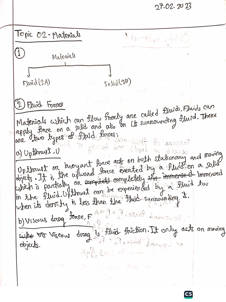 Physics Unit 1 Topic 2 | PDF