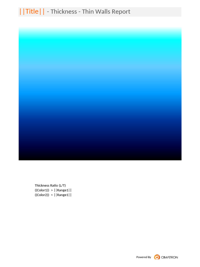 Thin Walls Thickness Ratio Analysis Pdf