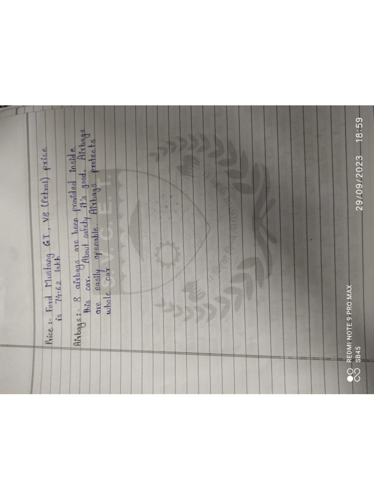 sme car 3 unit notes | PDF