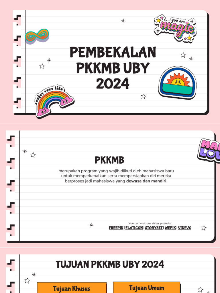 Materi Pembekalan PKKMB Uby 2024 | PDF