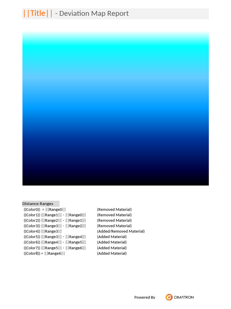 DeviationMap Report | PDF