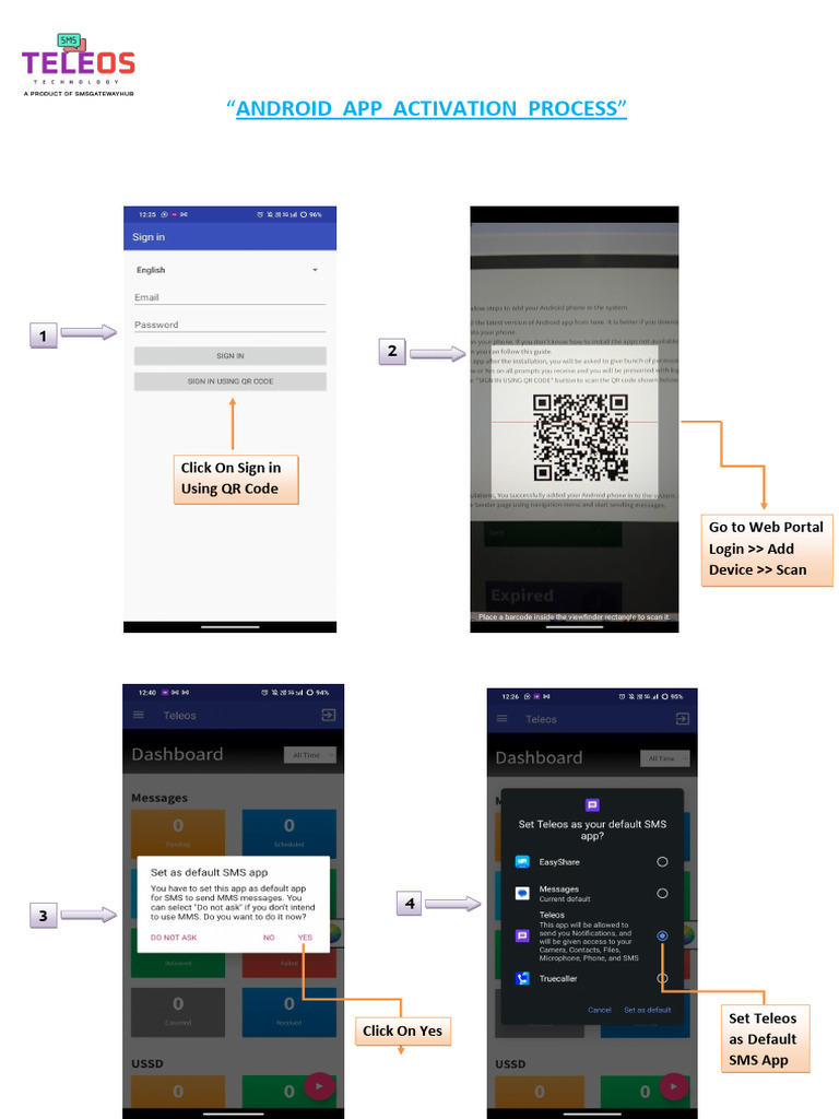 How To Activate Teleos - in Smsgateway Services | PDF