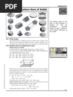 Surface Area and Volume of Shapes | PDF | Volume | Quantity