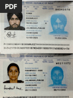 Passport Front Page | PDF