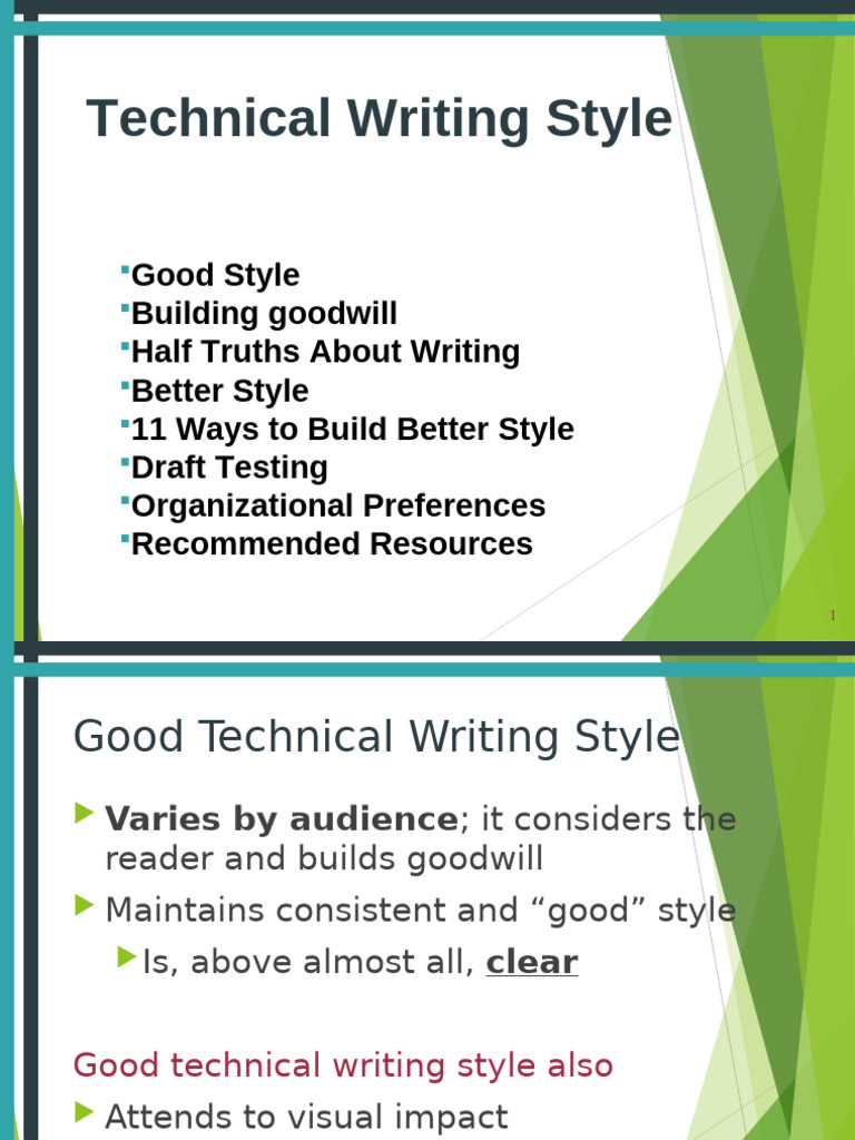 2 - Technical Writing Style | PDF | Subject (Grammar) | Sentence ...