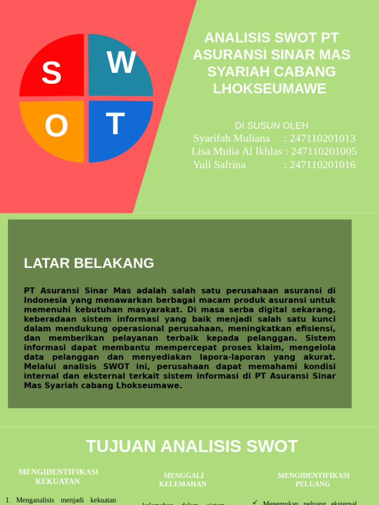 Analisis Swot PT Sinarmas | PDF