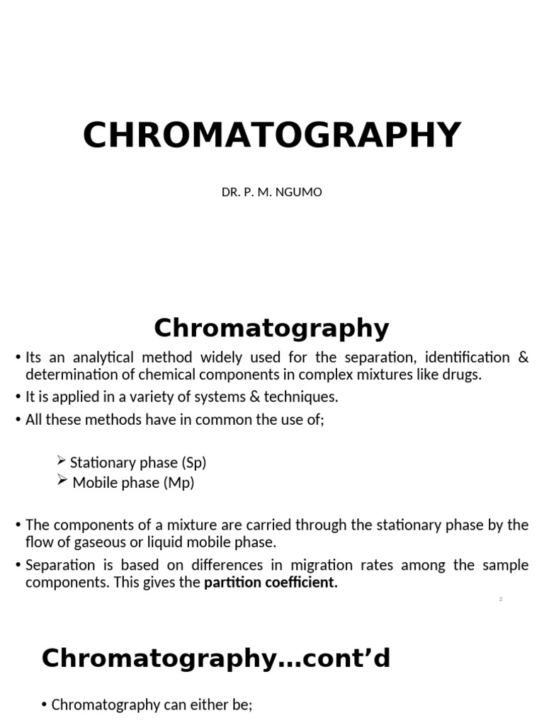 Overview of Chromatography Techniques | PDF | Chromatography | High ...
