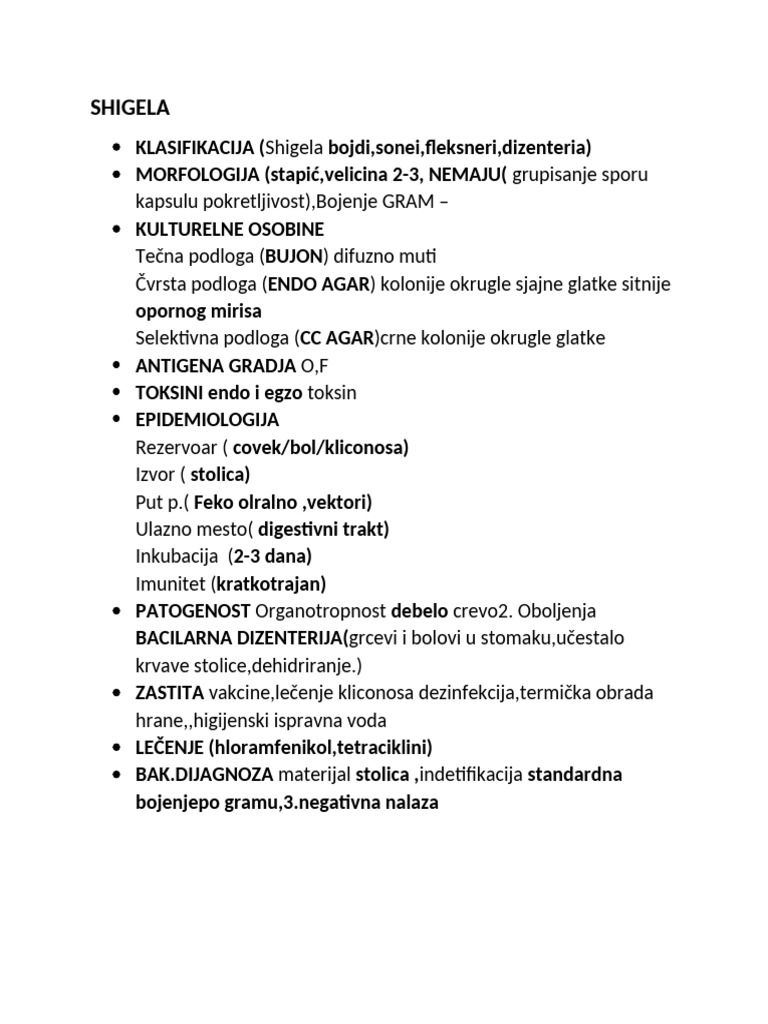 Shigela | PDF