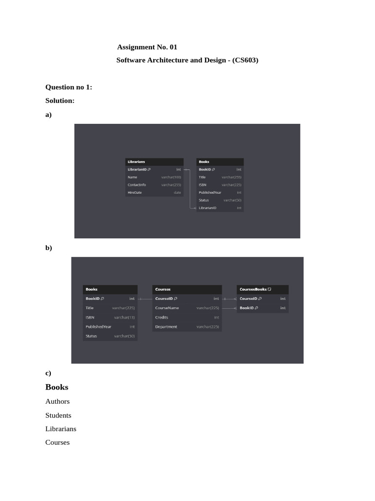 CS-603 Assignment Solve by Muhammad Hamza | PDF