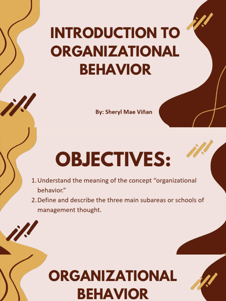 Group 1 Ob Introduction What Is Ob | PDF | Leadership | Organizational ...