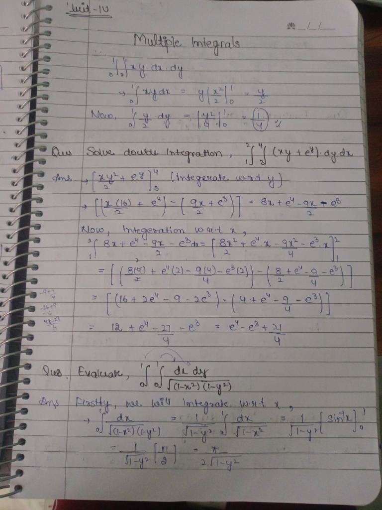 Unit 4,, Engg. Maths 1 | PDF