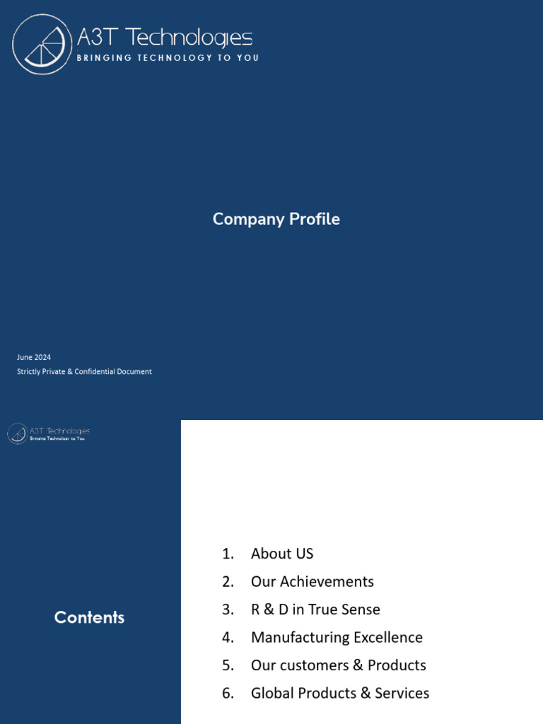 A3T Company Profile RRU - 08-07-24 | PDF | Engineering