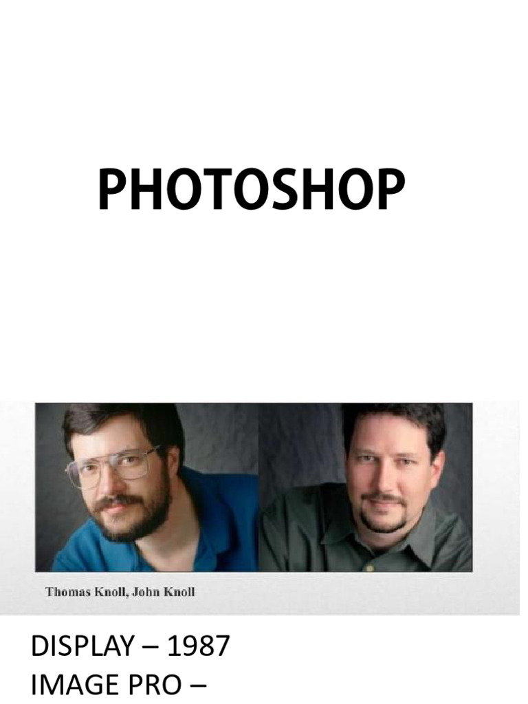 Adobe Photoshop: Key Features & Uses | PDF