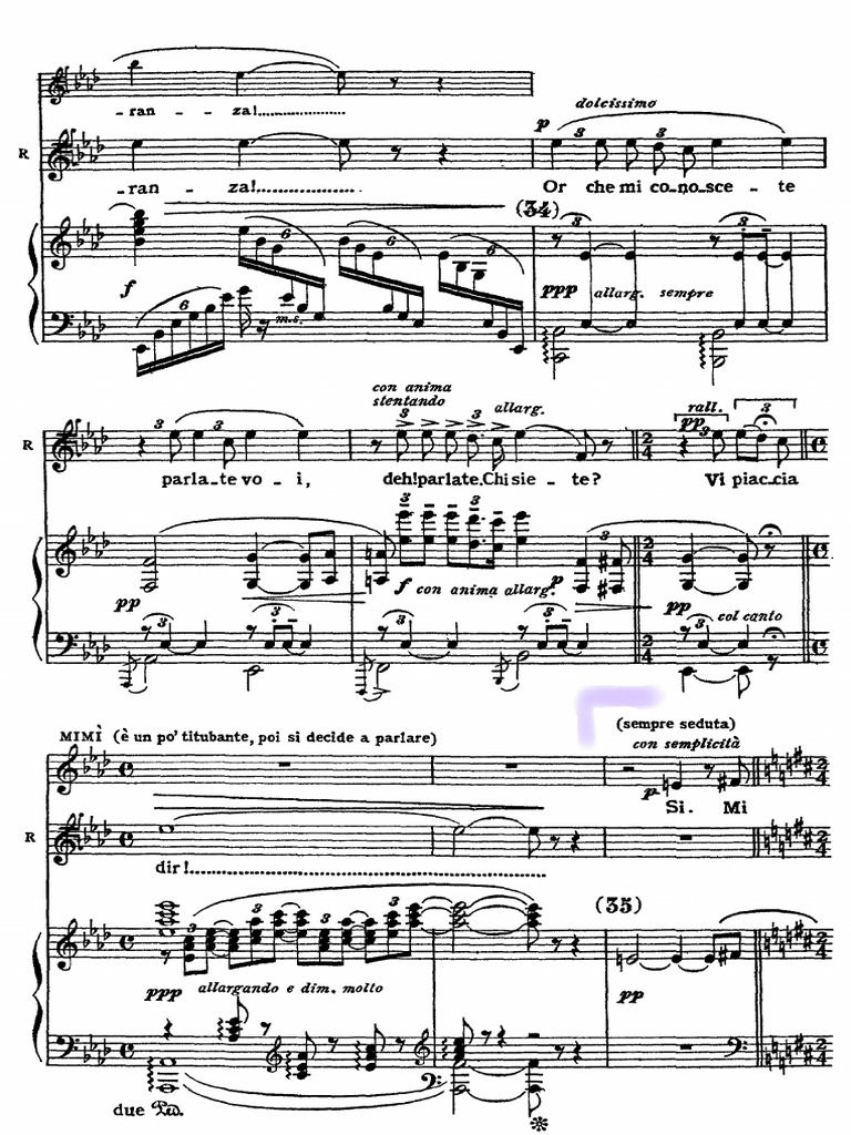 Mi Chiamano Mimì? | PDF