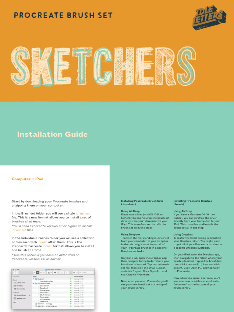 Sketchers - Installation Guide | PDF | Computer File | Mac Os