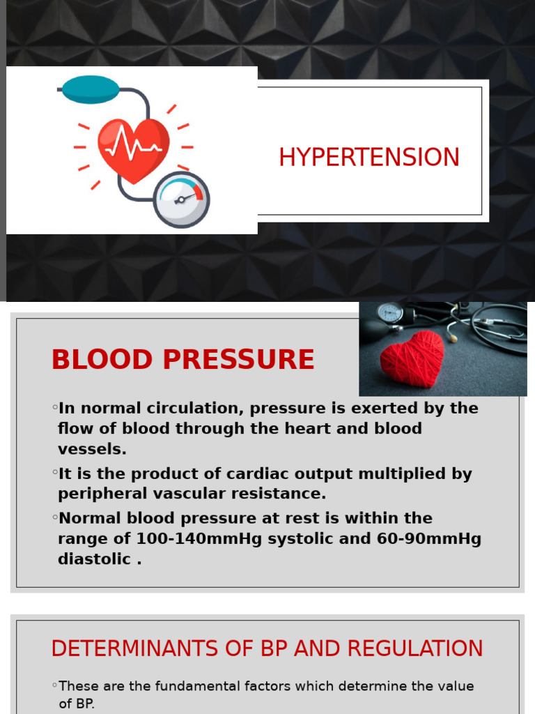 HYPERTENSION | PDF | Hypertension | Blood Pressure