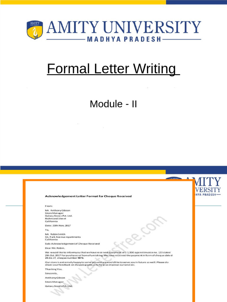 Format, Parts of The Letter Writing | PDF | Madam