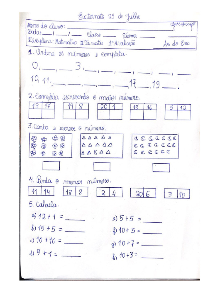 1 As Mat 1C 3trim | PDF