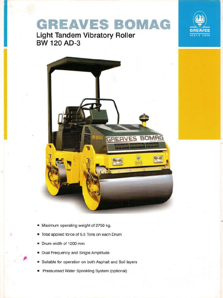 Greaves 120 Ad 3tandem-Roller | PDF