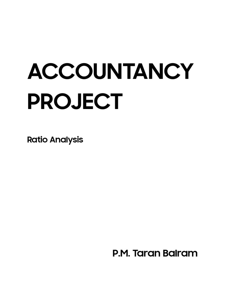 Accountancy Project Rough | PDF | Equity (Finance) | Business