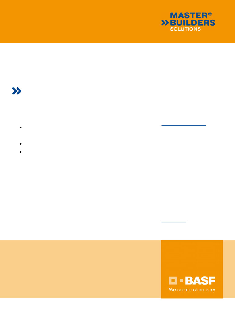 P152e MasterFlow 9800 | PDF | Concrete