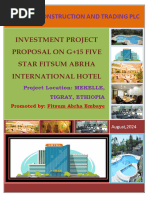 Five Star Hotel Project Proposal in Ethiopia | PDF | Internal Rate Of ...